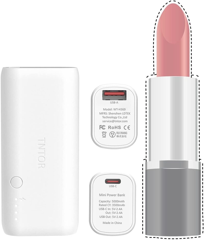 TNTOR 5000mAh mini Lipstick Power Bank – TNTOR