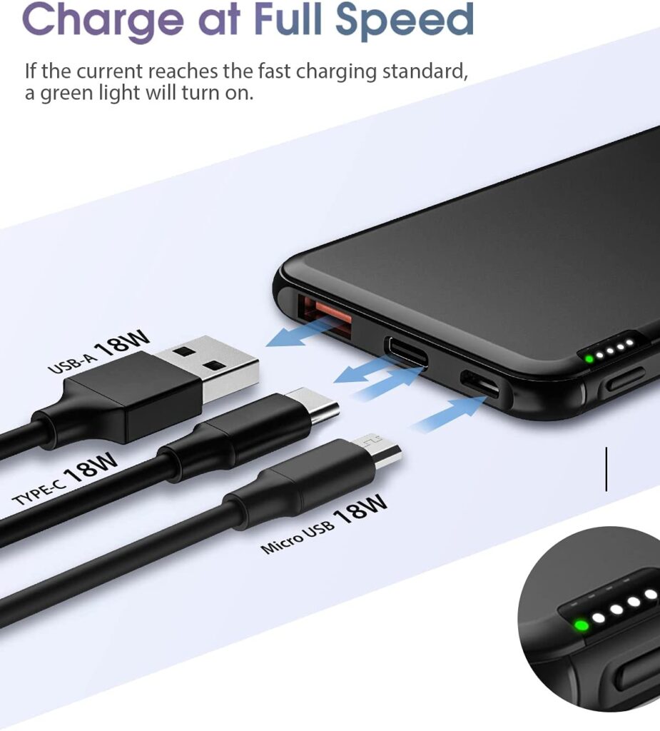 TNTOR 10000mAh Portable Charger (Black) – TNTOR